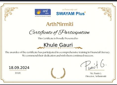 Financialliteracy Personalfinance Continuouslearning Gauri Khule