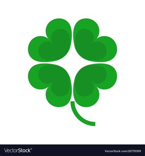 Clover Geometric Royalty Free Vector Image Vectorstock