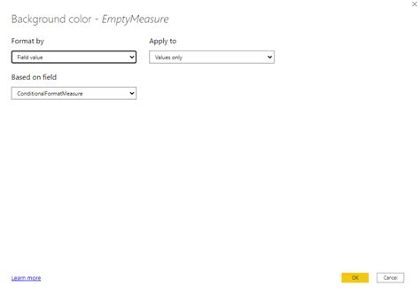 Solved Conditional Formatting Per Row And Column Microsoft Fabric Community
