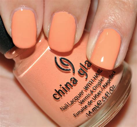 China Glaze Up Away Collection Peachykeen Nail Lacquer Review Photos Swatches