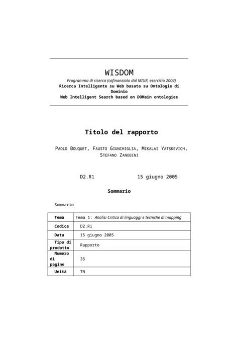doc 2dbgroup unimo it wisdom deliverables fase 1 d2 r1 · web