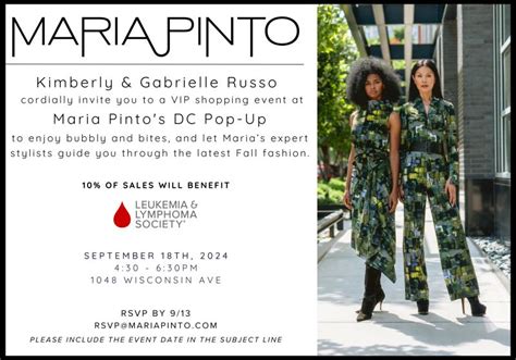 Gabrielle Russo On Linkedin Join Me And Kimberly Russo For An Exclusive Maria Pinto Event In