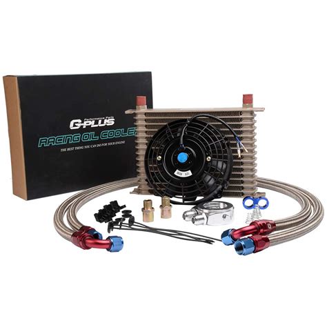 Buy High Performance Row An All Aluminum Universal Engine Oil Cooler Kit Filter Adapter Kit