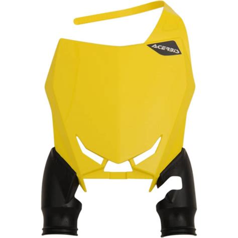 Acerbis Raptor Front Number Plate Yellow Black 2689761017 FortNine