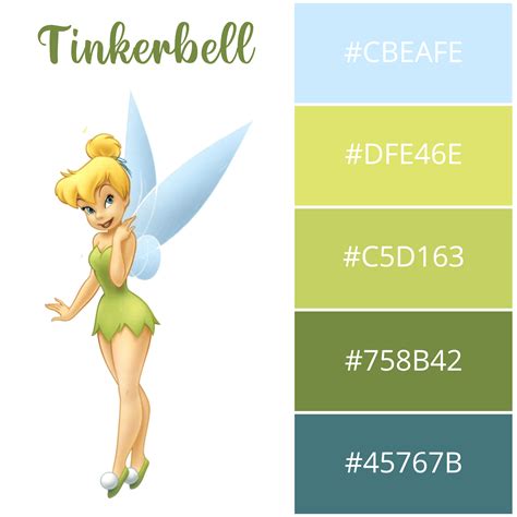 Disney Princess Color Palette Cinderella Classic Blue Dress Color