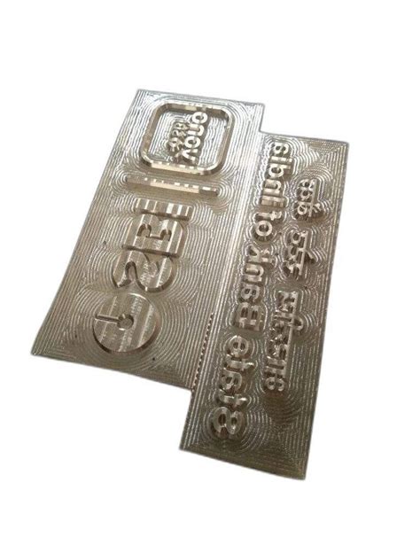 Sbi 20 X 80 Mm Brass Embossing Dies For Industrial At Rs 2500piece In
