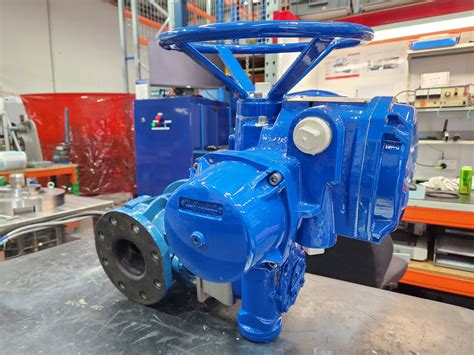 Limitorque Mx Acrogears And Dezurik Valve Set For Intallation Acrodyne