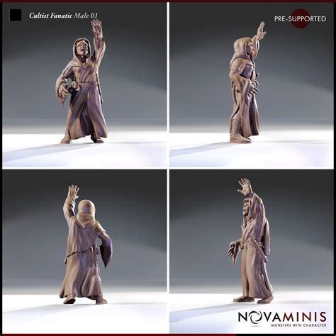 3d File Cultist Fanatic Male 01 ♂️ ・3d Printable Model To Download・cults