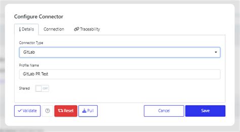 Configure Gitlab Connector
