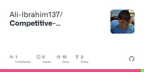 Github Ali Ibrahim Competitive Programming