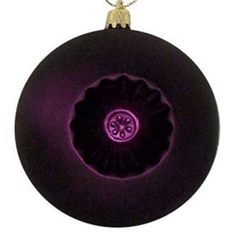 Northlight 6 Pack Purple Ball Indoor Ornament Set Shatterproof In The