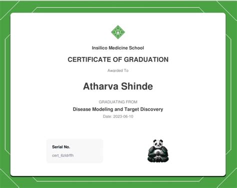 Alex Zhavoronkov On Linkedin Congratulations Atharva Shinde 👏