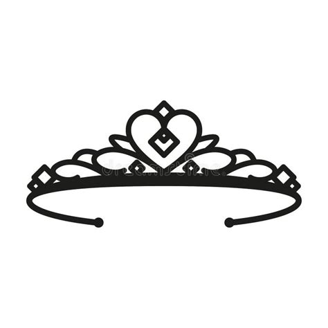 Princess Heart Tiara Stock Illustration Illustration Of Crown 8902858