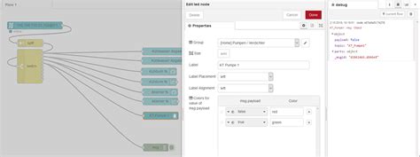 node red contrib ui led not showing on dashboard dashboard node red