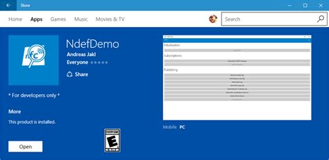 NFC NDEF Library Now Supports Windows 10 UWP Apps NFCinteractor