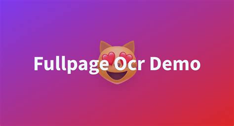 Fullpage Ocr Demo A Hugging Face Space By Laskari Naveen