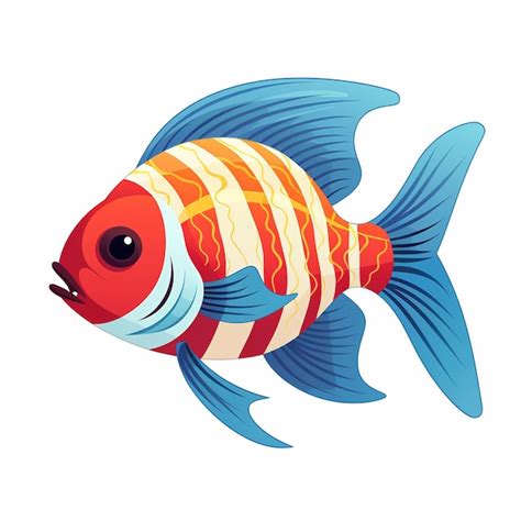 Premium Ai Image Tropical Fish Schooling In A Colorful Aquarium