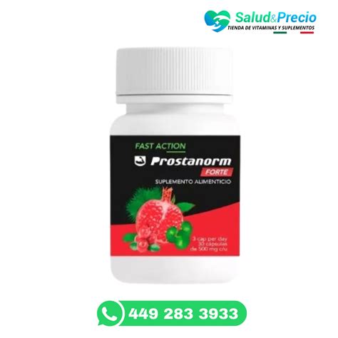 Prostanorm Forte Cápsulas México Prostatitis Ingredientes Foro