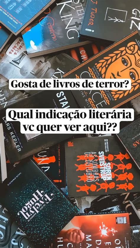Livros De Terror Que Vão Te Deixar Sem Dormir Livros Pra Ler Livros Recomendados Sugestões