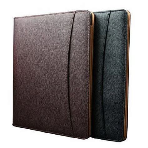 Pu Leather Brown Docket Folder For Office Paper Size A4 At Rs 250