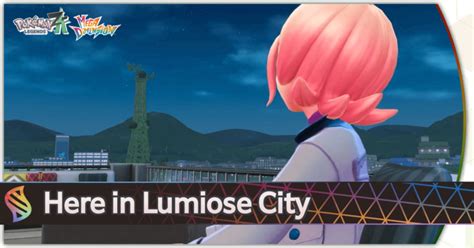 Here In Lumiose City Walkthrough Side Mission 200 Pokemon Legends