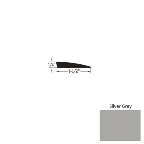 Tarkett Johnsonite 55 Silver Grey Pvc Reducer Lowest Price — Stone