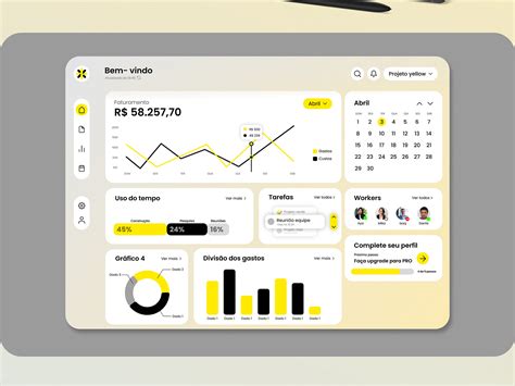 Dashboard Clean By Daniel Mira Carlos On Dribbble