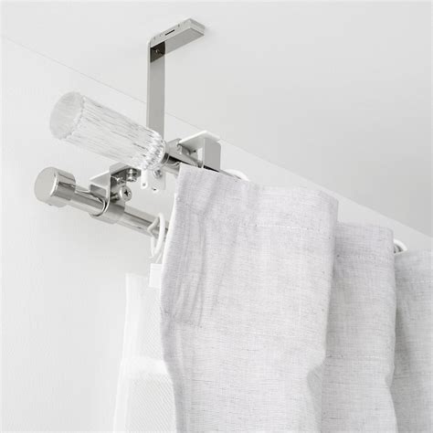SoldvÄrgmal طقم عمود ستارة مزدوج لون فضي ‎120 210 سم19 مم‏ Ikea