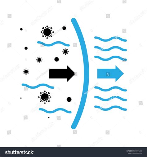 Air Filter Icon Hepa Filtration Symbol Stock Vector Royalty Free
