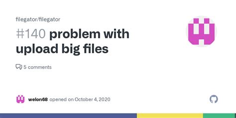 problem with upload big files · issue 140 · filegator filegator · github