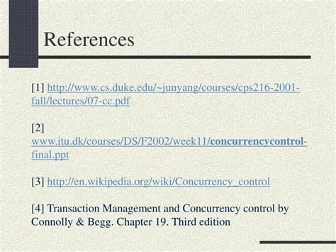 ppt transactions and concurrency control powerpoint presentation
