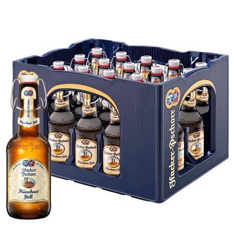 Hacker Pschorr Münchner Hell 0 33lt X 20 Flaschen Ogo Getränke