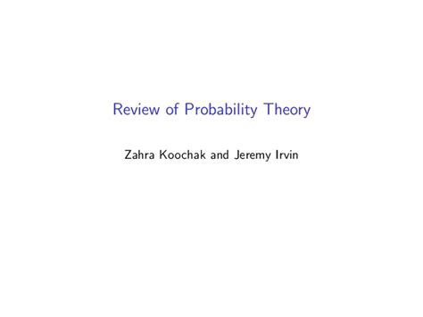 Probability And Linear Algebra Study Notes Probability And Statistics Docsity