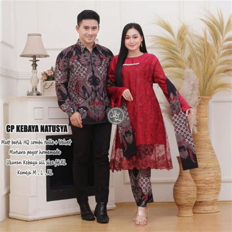 Jual Couple Kebaya Brokat Premium 2025 Shopee Indonesia