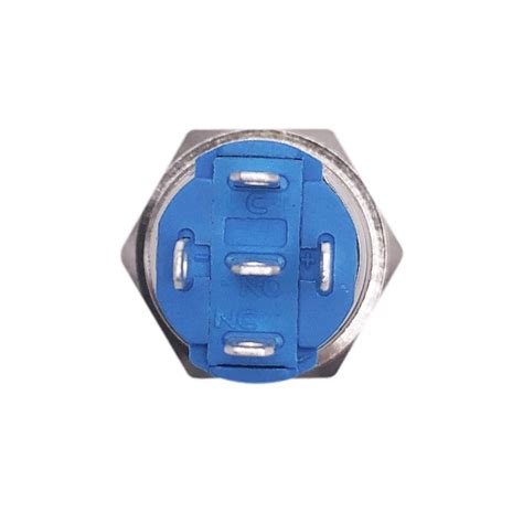 Metal Push Button Mm On Off With V Red LED Lighting ABS CP ZER V