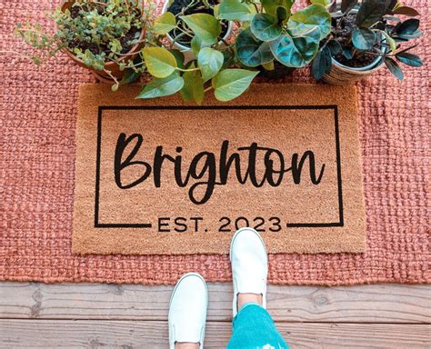Custom Door Mat Personalized Door Mat Custom Doormat Personalized