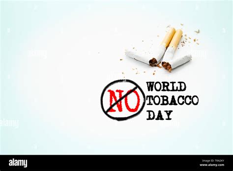Journée mondiale sans tabac Journée sans tabac le mai Poison de cigarette Photo Stock Alamy