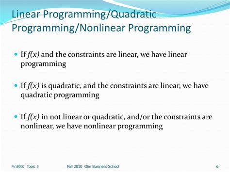 Ppt Fin500j Mathematical Foundations In Finance Topic 5 Numerical