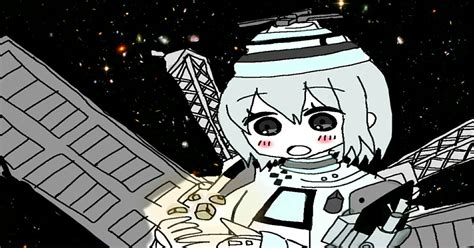 人工衛星 人工衛星擬人化 凡人の森田のイラスト Pixiv