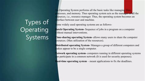 Chapter 1 Introduction To Operating System Concepts Pptx Operating Systems Computer