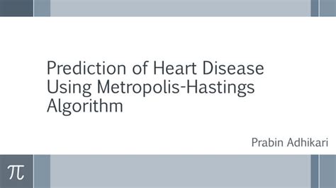 Metropolis Hastings Monte Carlo Methodpdf