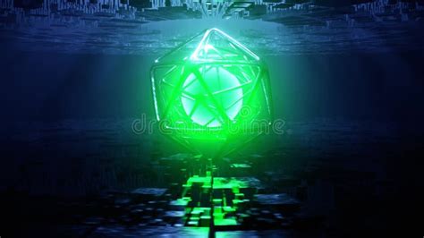 K Looping Sci Fi Environment Abstract Animation Loop Stock Footage