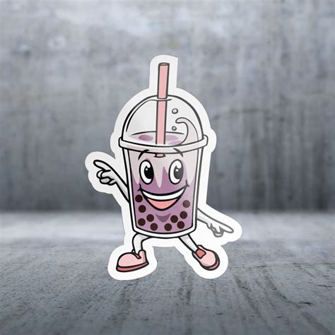 Sticker Pack 14227 Purple Boba