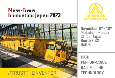 Linsinger Maschinenbau Besuchen Sie Uns Auf Der Masstrans Chiba