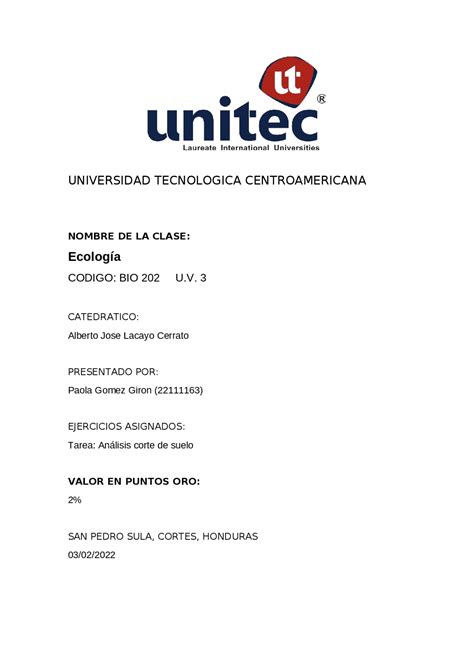 Tarea 32 De Ecología Ejercicios De Ecología Docsity