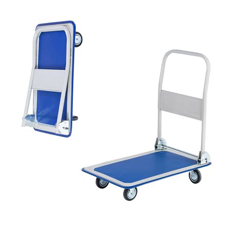 Dolly Cart Platform Truck 660lbs Folding Foldable Push Cart Dolly