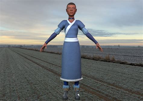 Katara Waterbending Master — Polycount