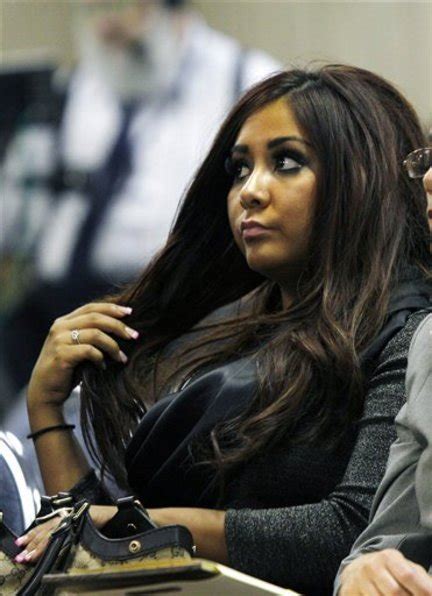 Snooki Blonde Highlights In Black Hair