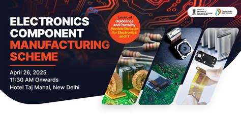 Electronics Component Manufacturing Scheme Digital India Leading