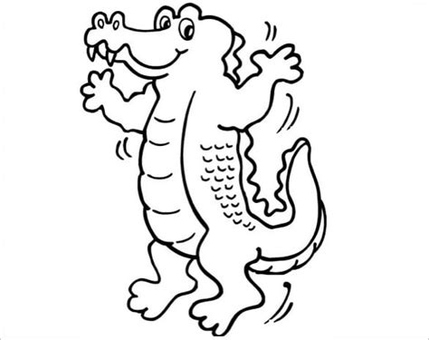 14 Alligator Templates Crafts And Colouring Pages